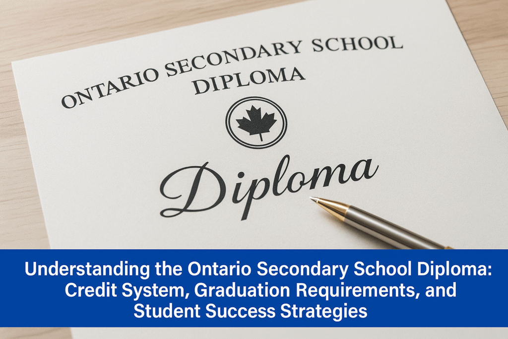Understanding The Ontario Secondary School Diploma (OSSD) - USCA ...